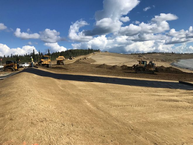 Heap Leach Pad Construction – Alaska Aggregate Products